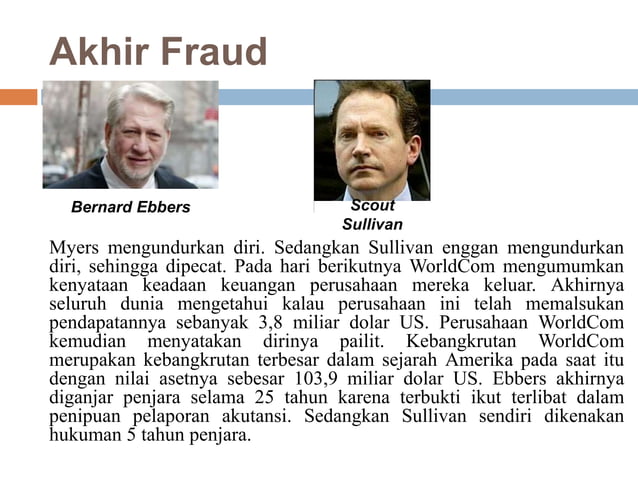 kasus skandal worldcom | PPTX