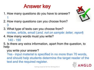 FCE writing 2 - part 1 | PPTX