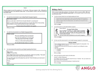 FCE writing 2 - part 1 | PPTX