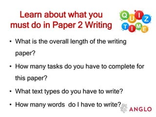 CAE writing 2 - part 1 | PPTX