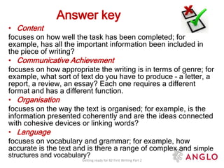 FCE writing 2 - part 2 | PPTX