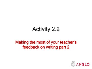 CAE writing 2 - part 2 | PPT
