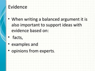Ppt writing to argue | POT