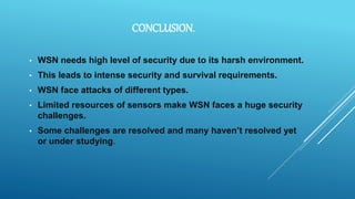 Security in Wireless Sensor Network | PPT