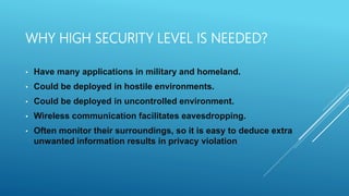 Security in Wireless Sensor Network | PPT