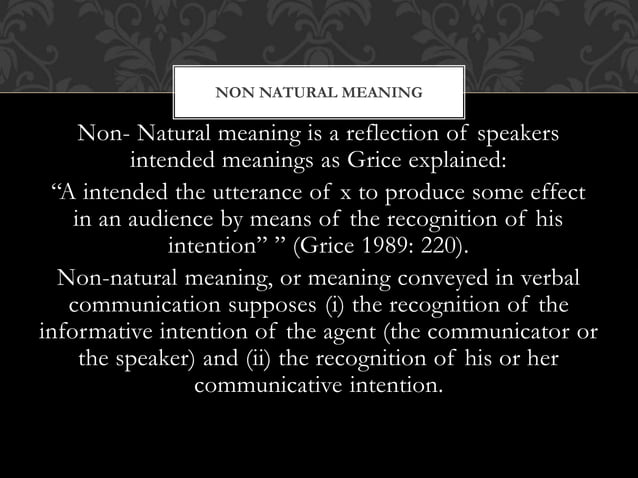 Conversational Implicature ,coperative principles , conventional ...