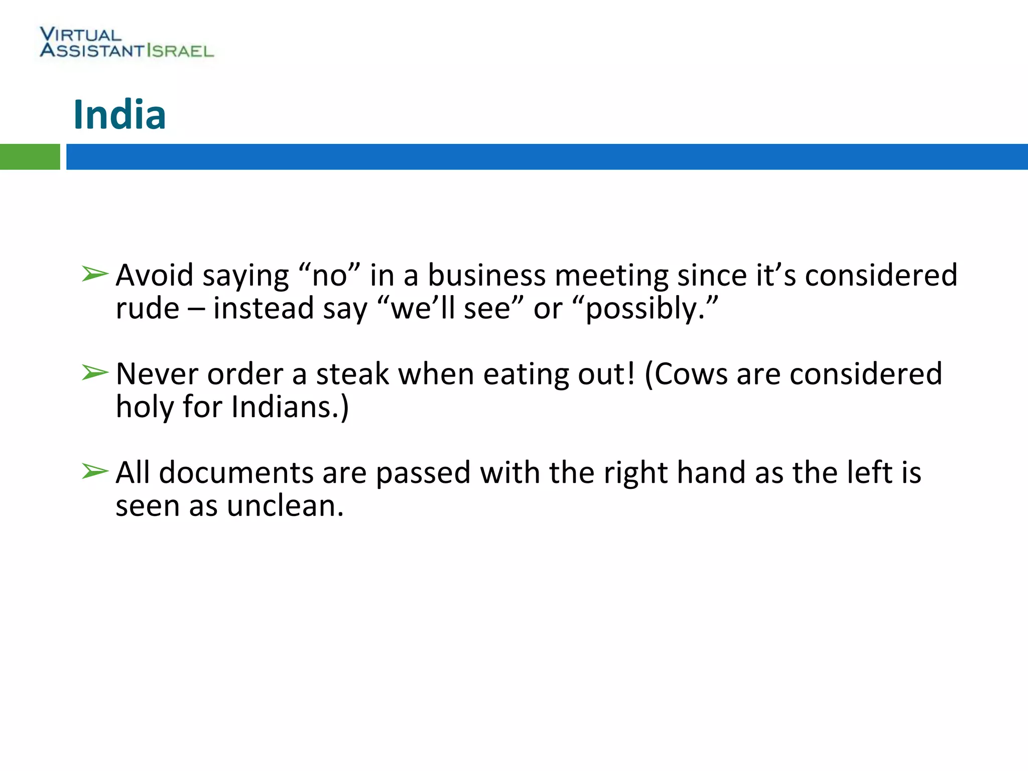 A Quick Guide to Business Etiquette Around the World | PPTX