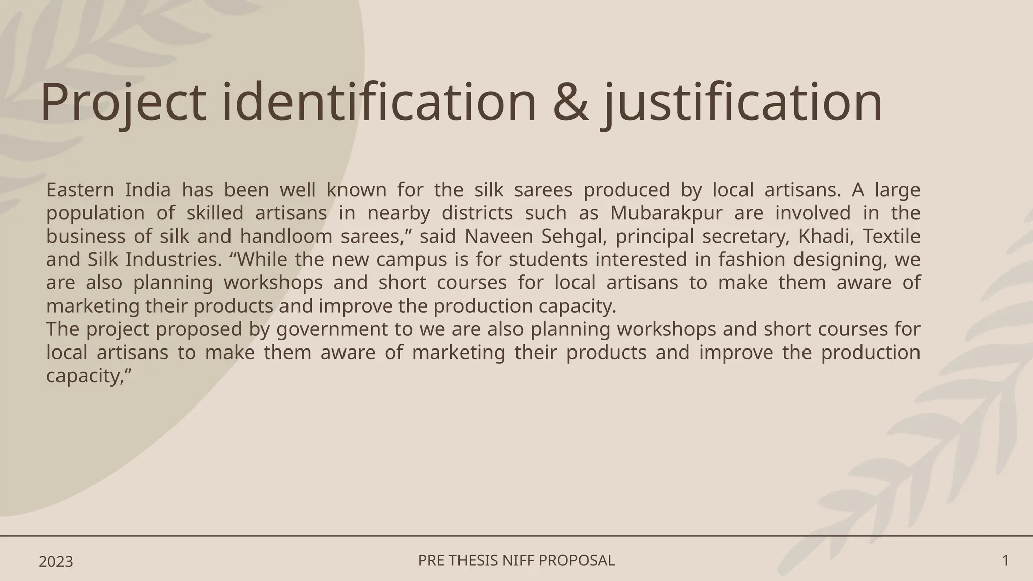 pptx 1.pptx project identification and justification | PPTX