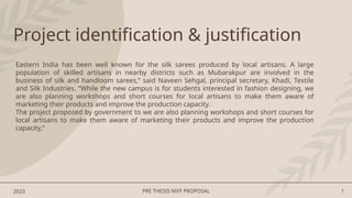 pptx 1.pptx project identification and justification | PPTX