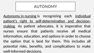 aguideto nurses in dealing with patients and improving self | PPT