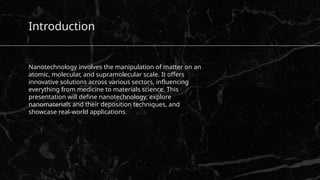 pptx (2).pptx about nanotechnology and nanomaterials' | PPTX