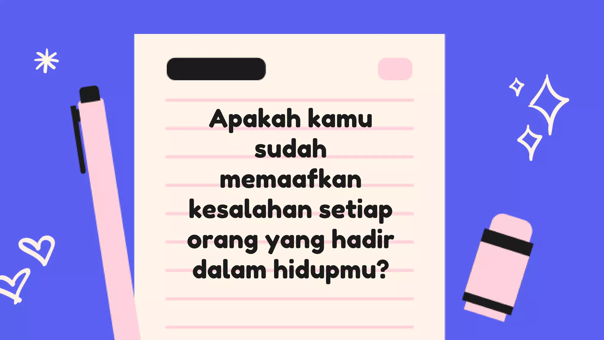 Jadilah orang yang Pemaaf | PPTX