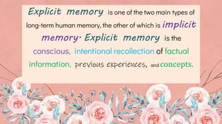 Long term memory | PPT