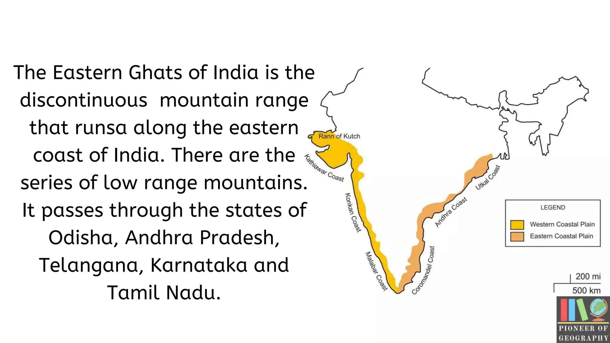 GEOGRAPHY OF EASTERN GHATS | PPTX