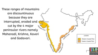 GEOGRAPHY OF EASTERN GHATS | PPTX