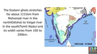 GEOGRAPHY OF EASTERN GHATS | PPT