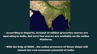 ONDC - OPEN NETWORK FOR DIGITAL COMMERCE | PPTX