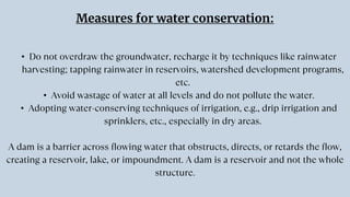 water resources class 10 | PPTX