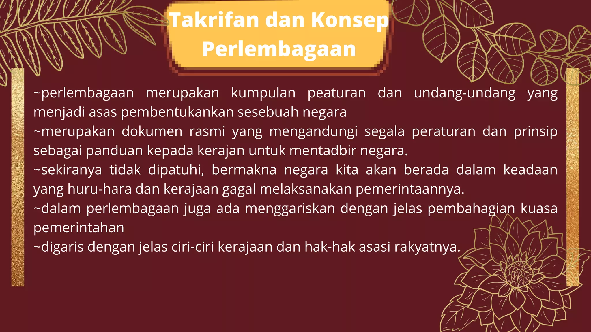 peruntukan perlembangan persekutuan | PPTX