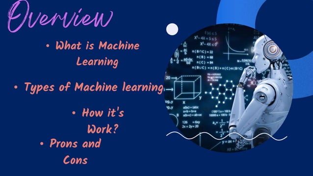 Presentation on Machine learning | PPTX | Computing | Technology ...