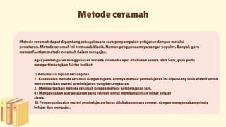 ppt.metode pembelajaran | PPTX