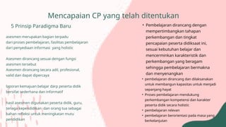 Pembelajaran paradigma baru dan Asesmen | PPTX