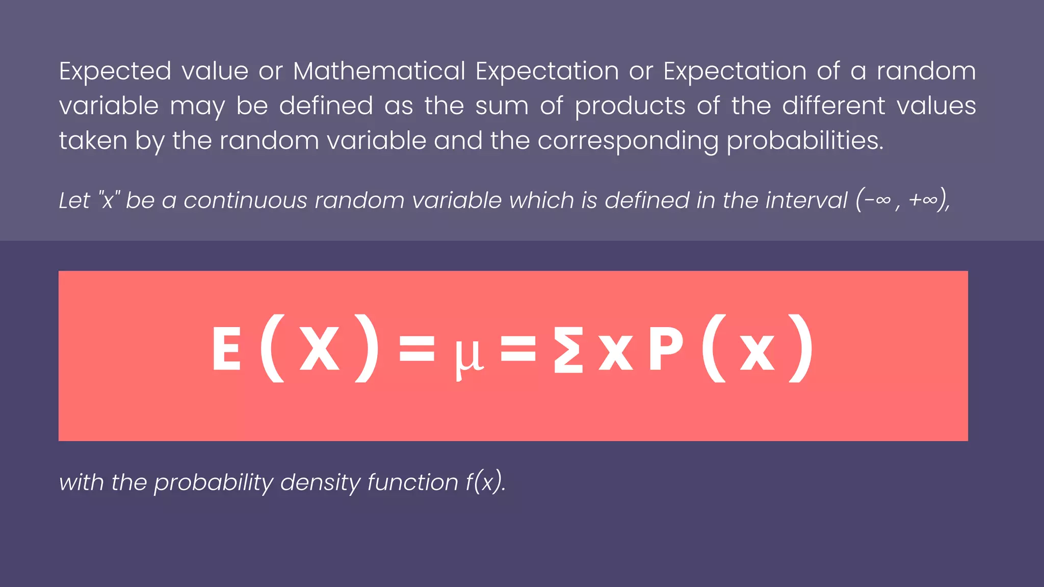 4.2 Expected Values of Continuous Random Variables.pptx