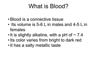 Blood composition_ Physiology | PPT