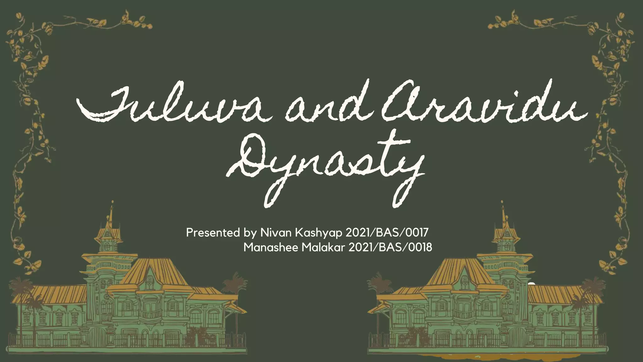 Tuluva and aravidu dynasty | PPTX