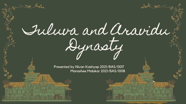 Tuluva and aravidu dynasty | PPT
