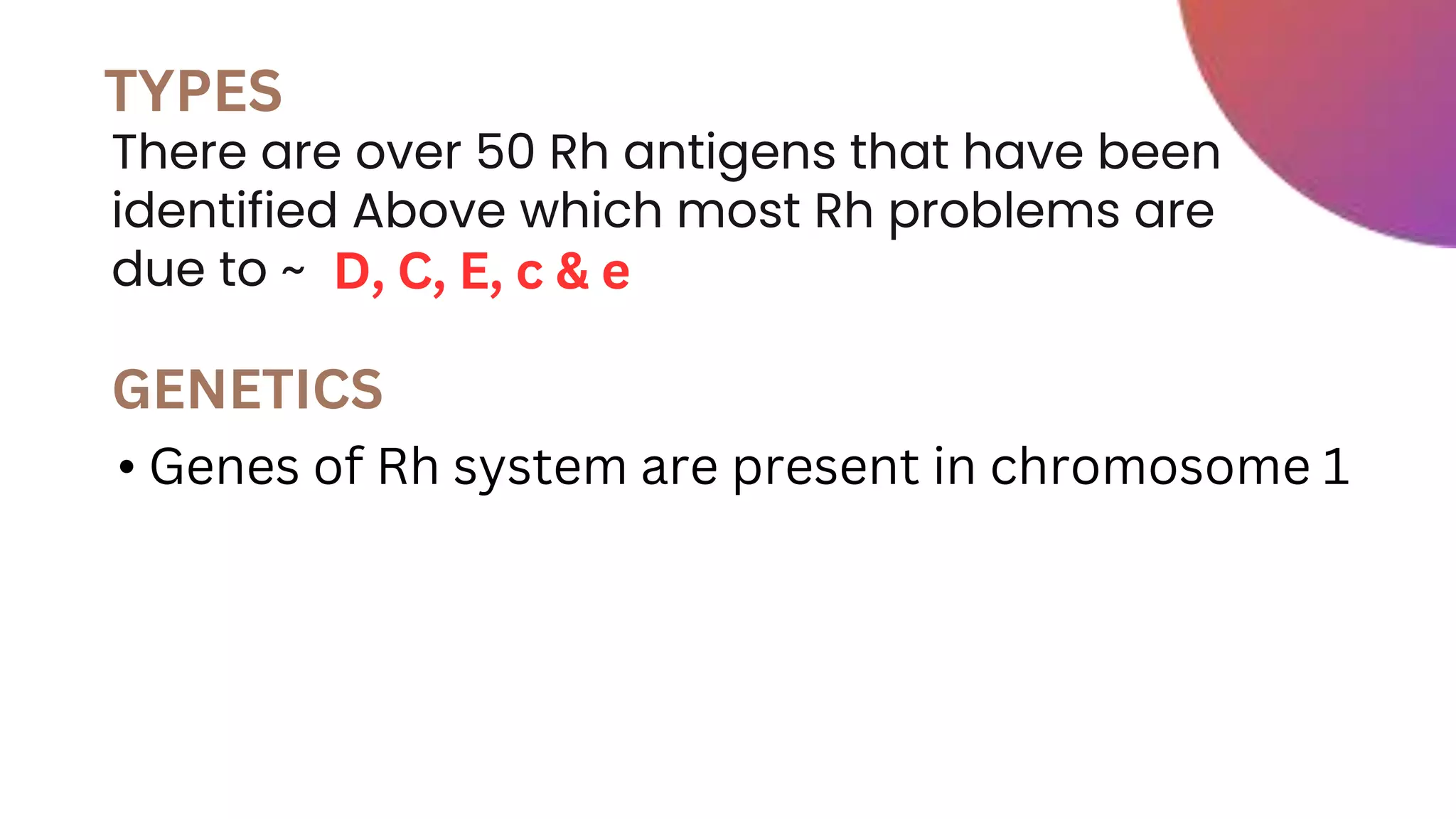 RHESUS BLOOD GROUPING SYSTEM | PPTX