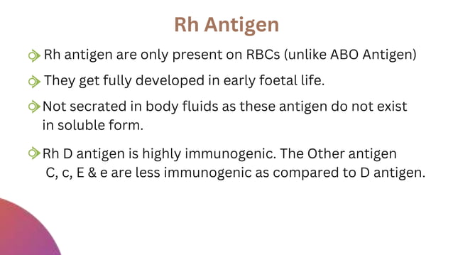 RHESUS BLOOD GROUPING SYSTEM | PPTX | Blood Disorders | Diseases and ...