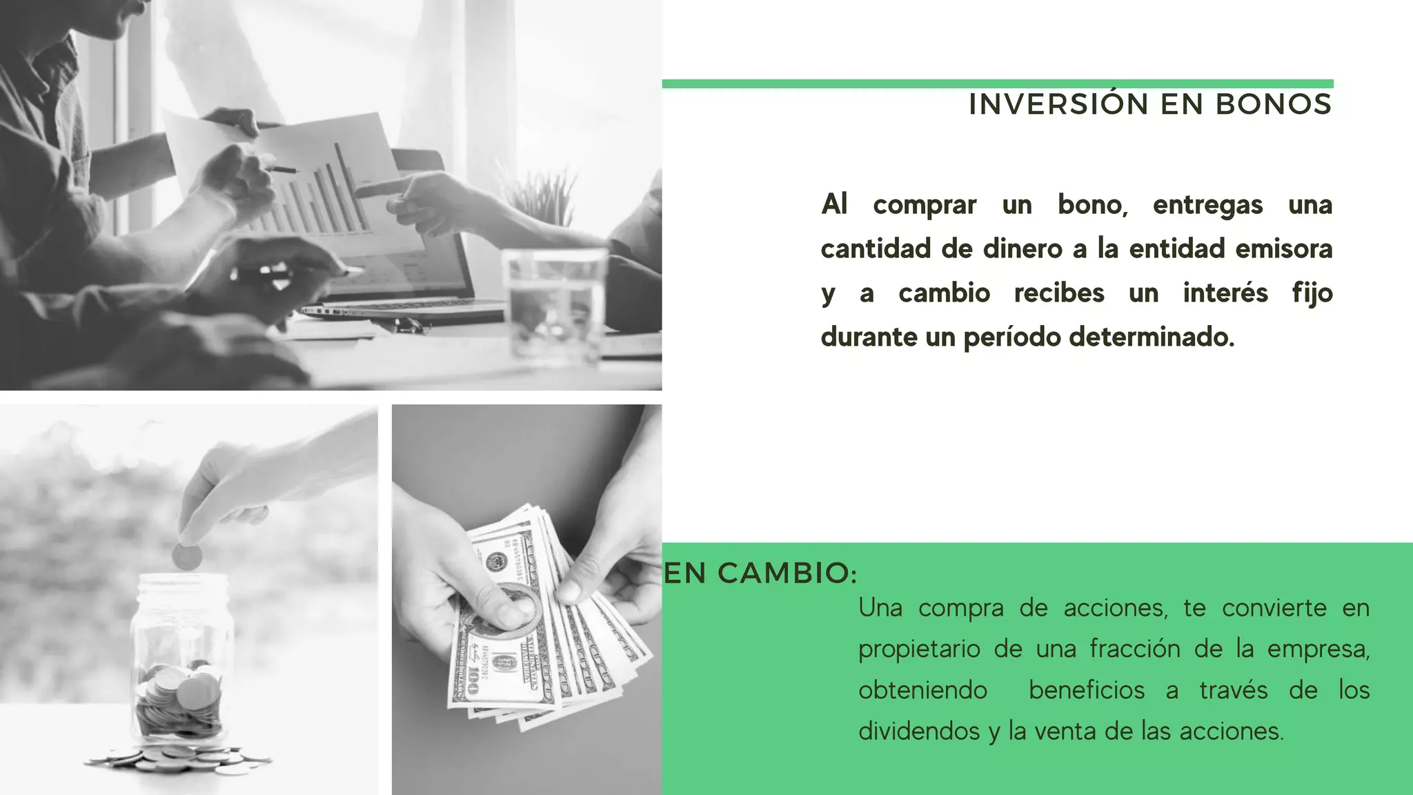 Bonos y acciones | PPTX | Stocks and Bonds | Personal Investing