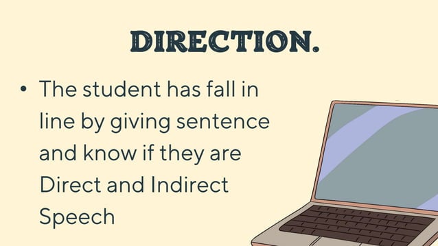 pptx_direct and indirect speech english .pptx | Education