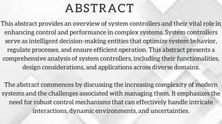 Sys controller | PPT