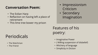 Samuel Tailor Coleridge | PPTX