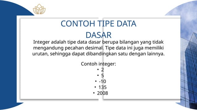 Ppt tipe daga variabel dan operator sekolah menengah kejuruan kelas 10 ...