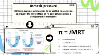 donnan membrane eqm and osmosis.pptx | Chemistry | Science