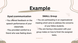 Oral Communication - types of speech content | PPTX