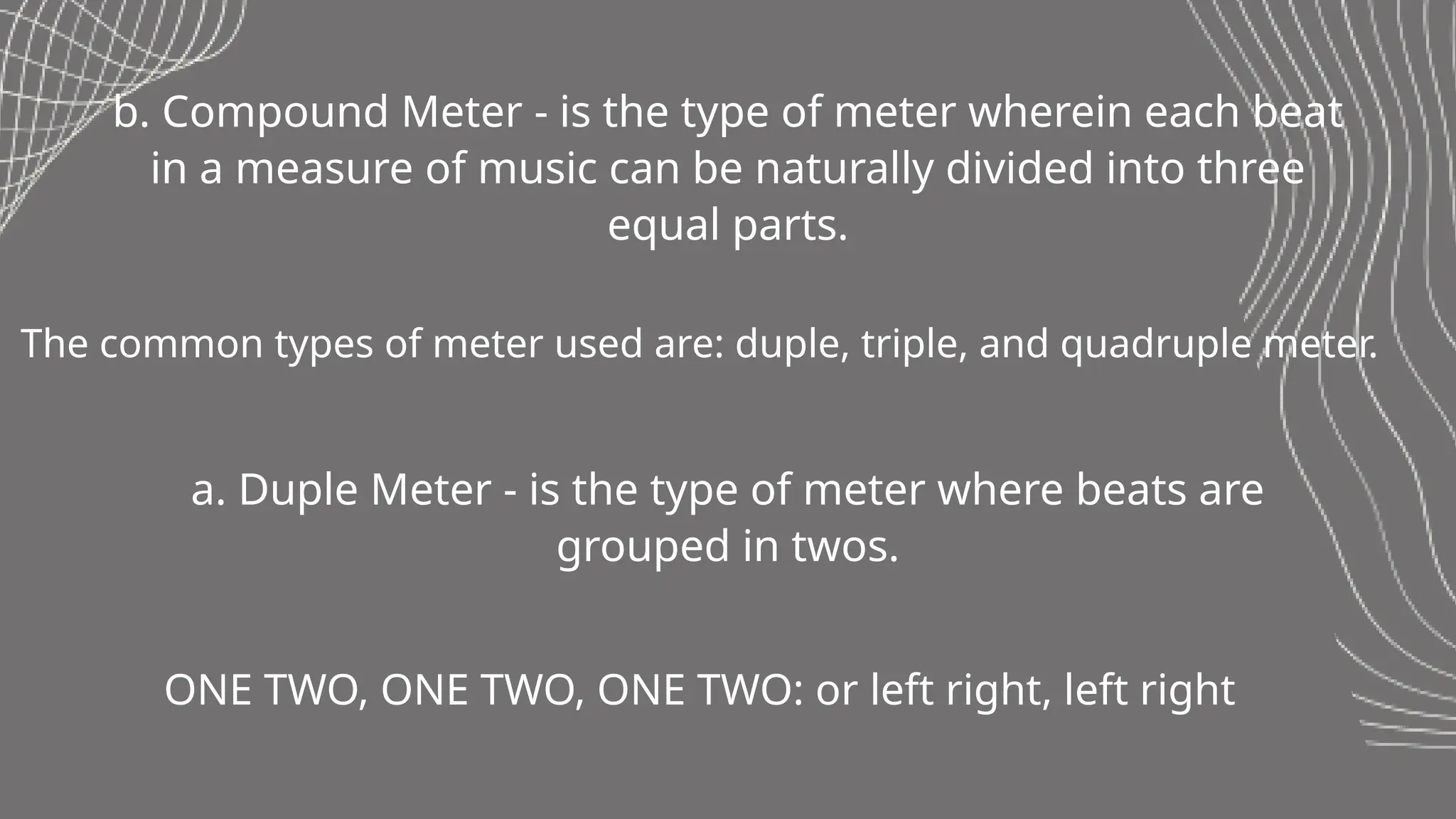 MUSICAL CONTENT ON RHYTHM AND TEMPO LESSON | PPTX