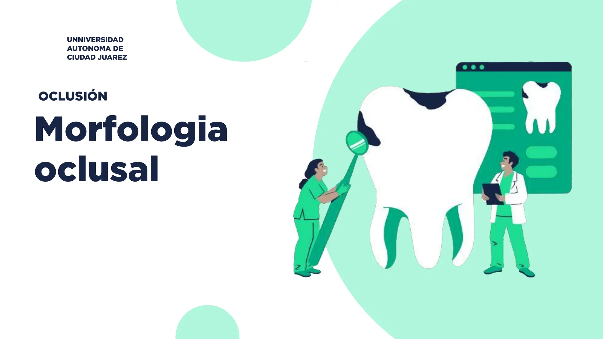 Morfología oclusal, materia de oclusión 1 | PPTX