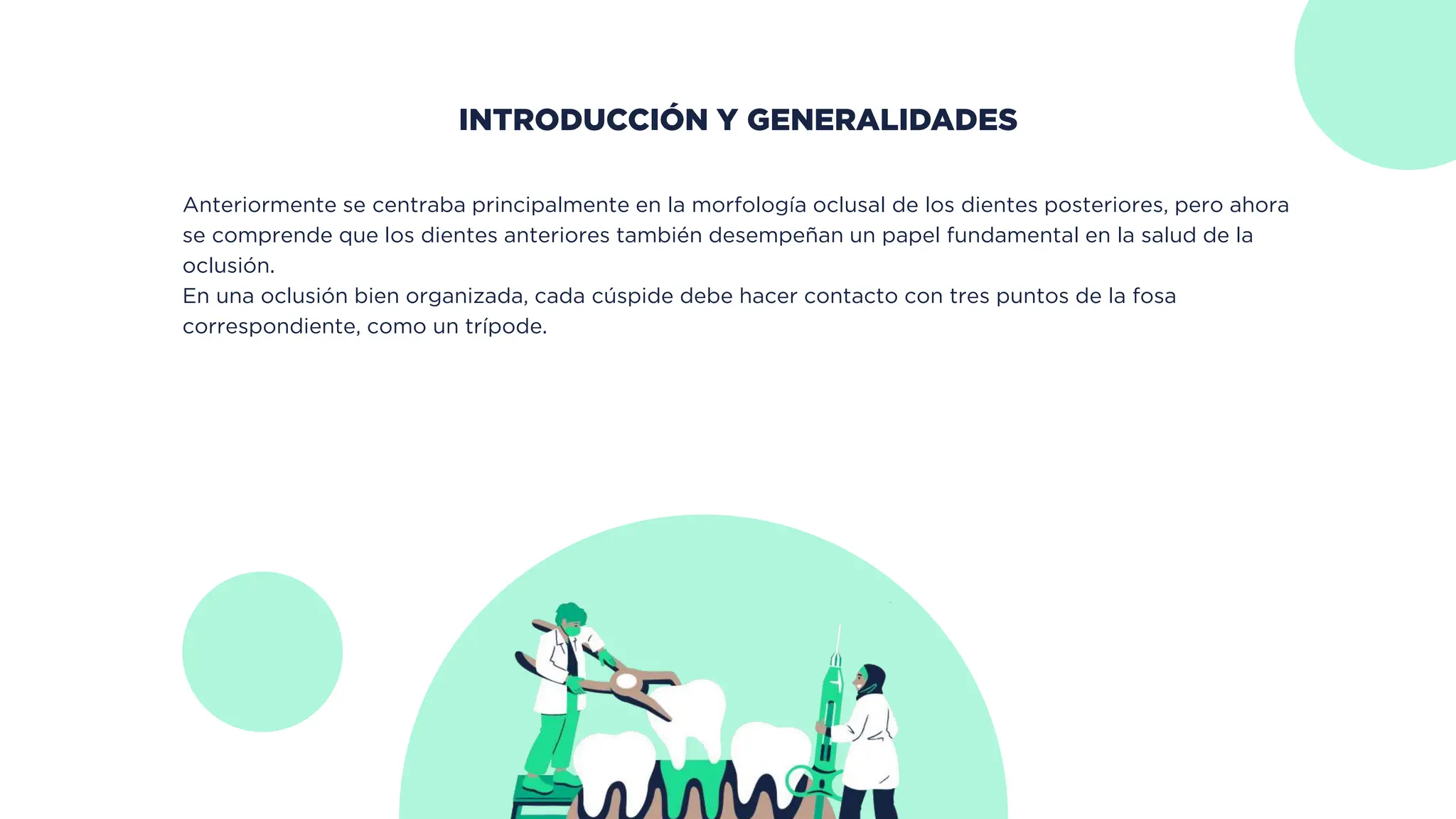 Morfología oclusal, materia de oclusión 1 | PPTX