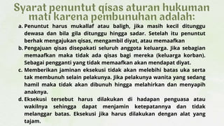 Hukum Qishas Pembunuhan dalam Hukum Pidana Islam | PPTX