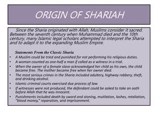 Origin Of Sharia | PPT