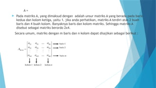 ppt XI materi matriks untuk siswa sma .pptx