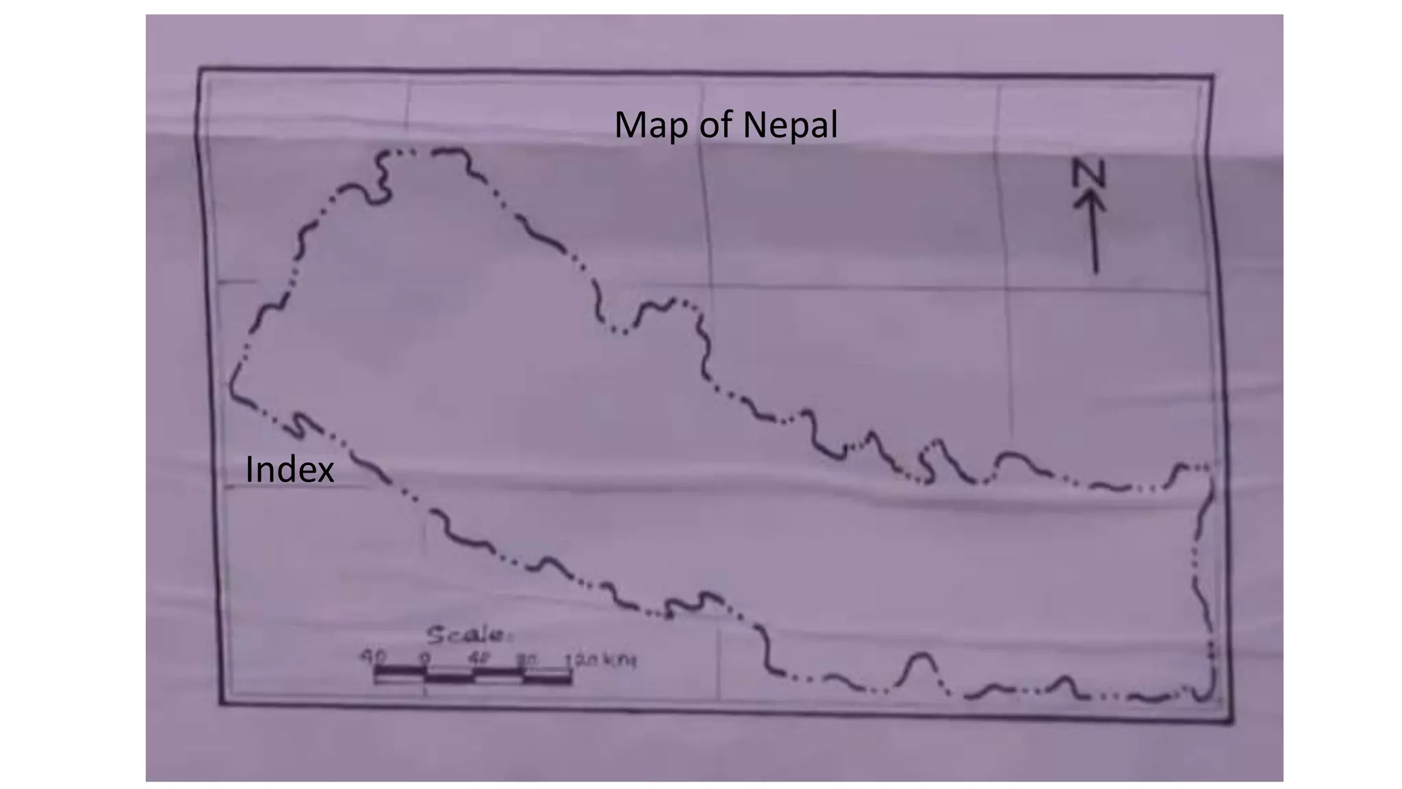 Pptx Map of Nepal Drawing Skill 01 | PPTX