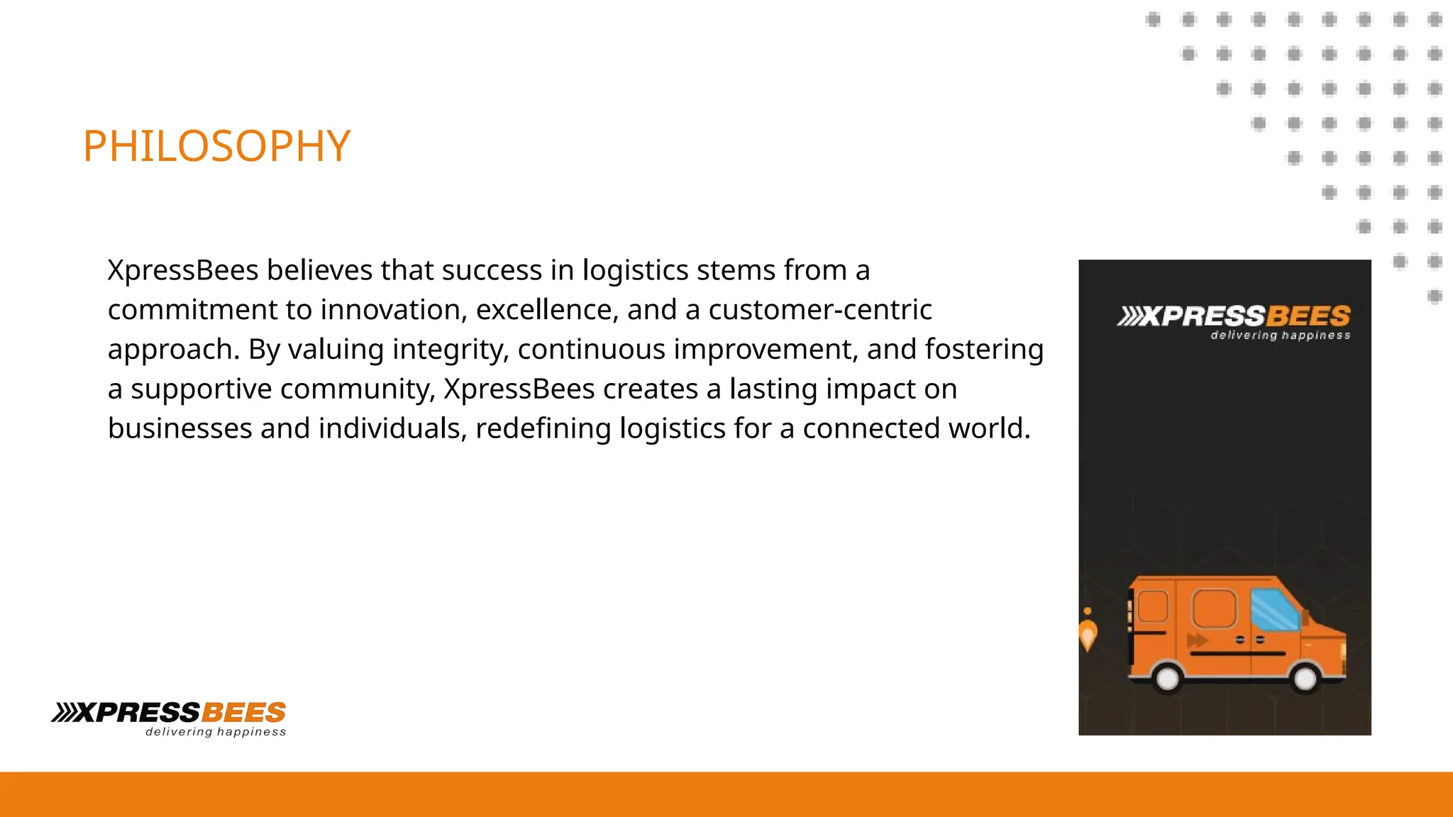 PPT_Xpressbees - a detailed presentation about expressbees | PPTX