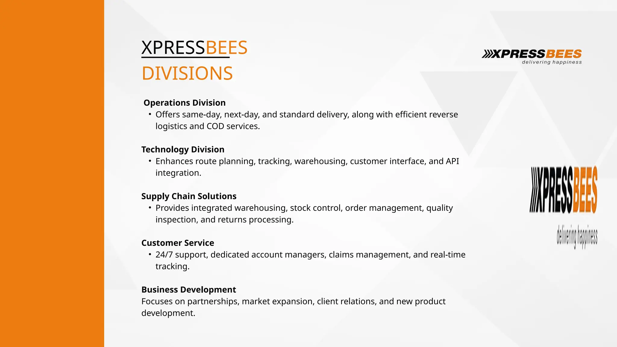 PPT_Xpressbees - a detailed presentation about expressbees | PPTX