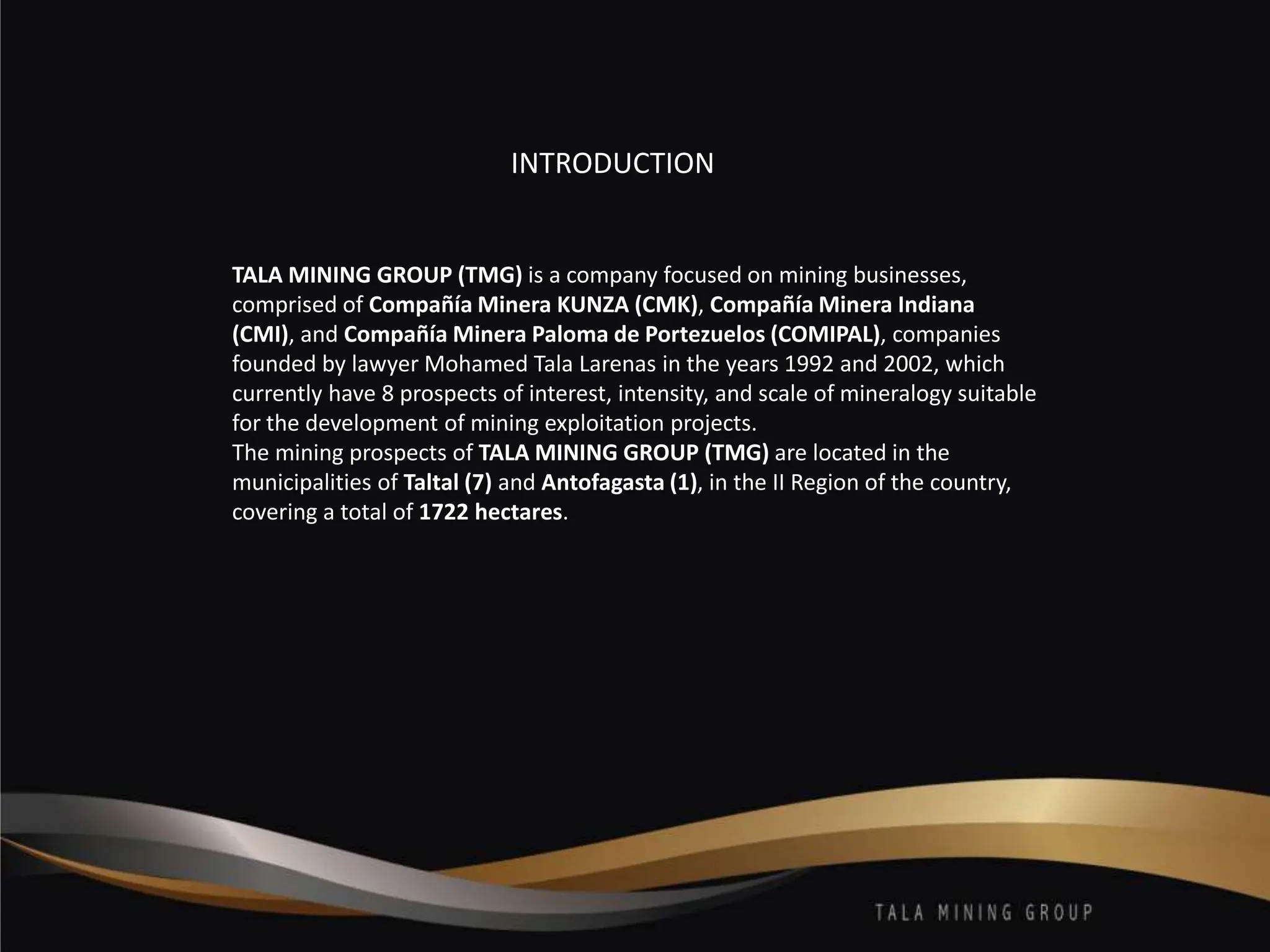 TALA MINING GROUP PRESENTATION ENGLISH VS | PPTX