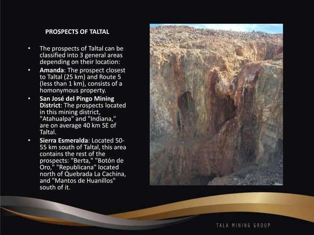 TALA MINING GROUP PRESENTATION ENGLISH VS | PPT